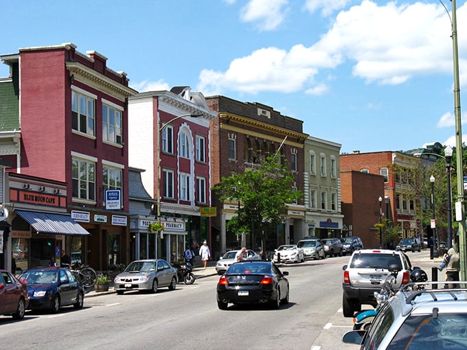 Main Street magic in action&mdash;historic buildings housing local businesses where conversations with strangers become the best souvenir you'll bring home.