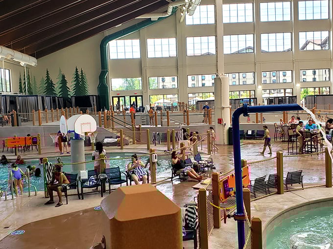 The indoor water paradise at Great Wolf Lodge keeps the splashing going year-round, regardless of Georgia's weather tantrums outside.