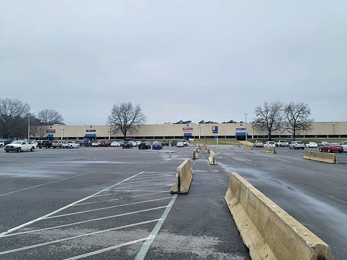 The mothership has landed! Goodwill's Arkansas headquarters stretches across the landscape like a treasure hunter's promised land.
