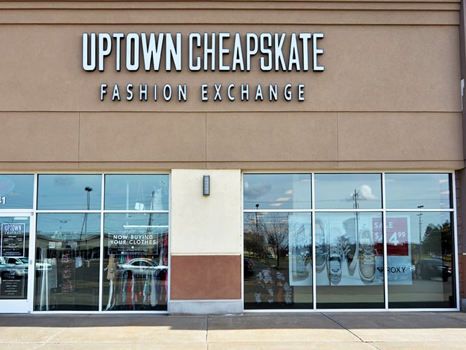 The storefront beckons like a fashion oasis in the desert&mdash;sleek, inviting, and promising treasures that won't require a second mortgage. 