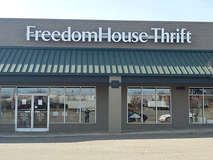 The unassuming exterior of Freedom House Thrift belies the treasure trove within&mdash;like finding a five-star restaurant in a strip mall, the real magic happens once you step inside.