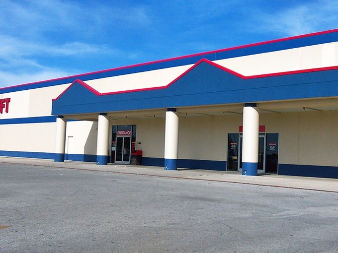 The blue and cream facade might look unassuming, but inside this retail fortress lies a treasure hunter's paradise that would make Indiana Jones switch careers.