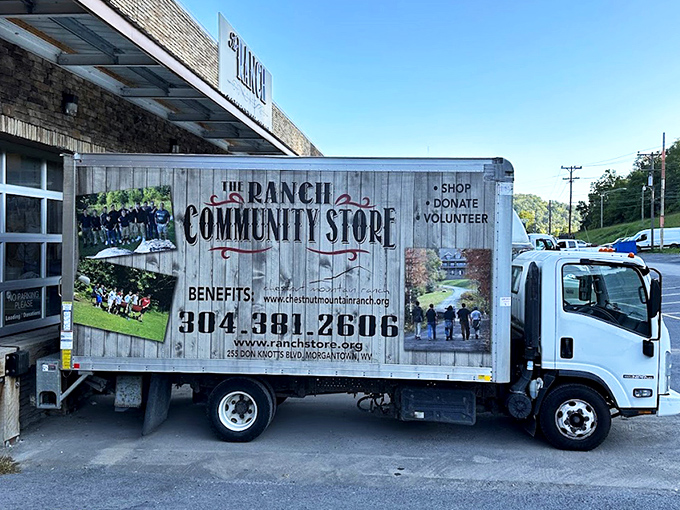 The brick facade of The Ranch Community Store promises adventure within&mdash;like the cover of a mystery novel where every page turn reveals another treasure.