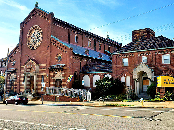 The architectural salvation of this former house of worship stands as Pittsburgh's most divine dining conversion. Hallelujah for adaptive reuse!