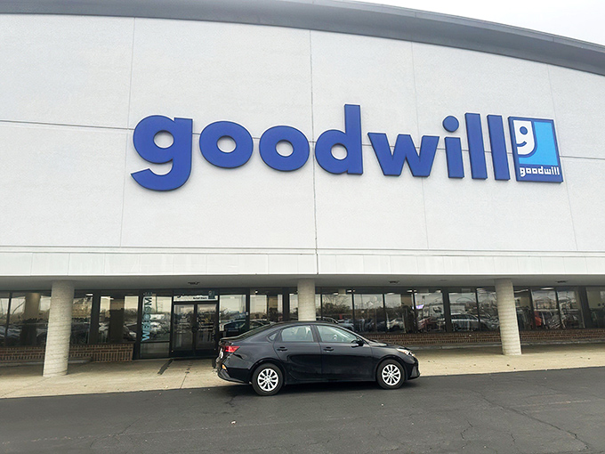 The unassuming exterior hides a treasure trove within. Like a Vegas casino, once you enter this bargain wonderland, you might lose track of time completely.