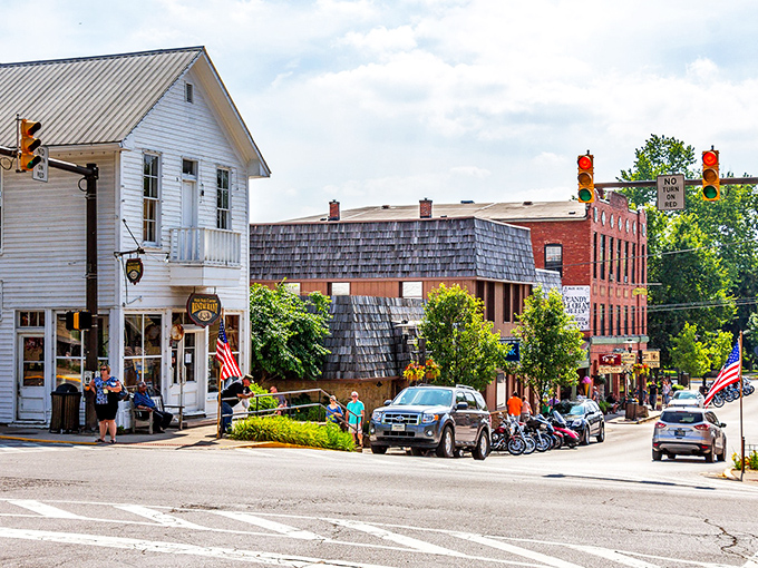 Nashville's main street looks like it was plucked straight from a Norman Rockwell painting, complete with charming storefronts and that small-town Americana vibe we all secretly crave.