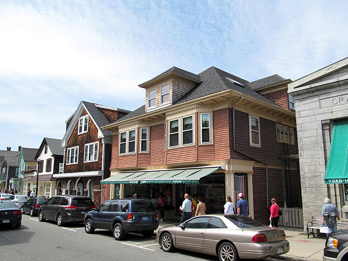 Quintessential coastal charm lines Rockport's main street, where every weathered shingle tells a story and lobster awaits around each corner.