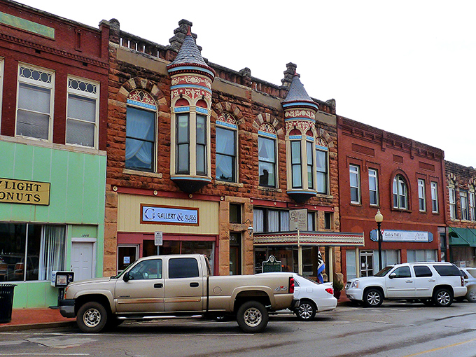 Downtown Guthrie's brick beauties stand like Victorian sentinels, guarding a century of Oklahoma stories while inviting you to create your own.