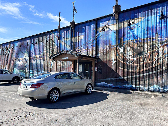 The pirate ship facade isn't just eye-catching&mdash;it's a promise of adventure that Big Hoffa's delivers on with every smoky, delicious bite.