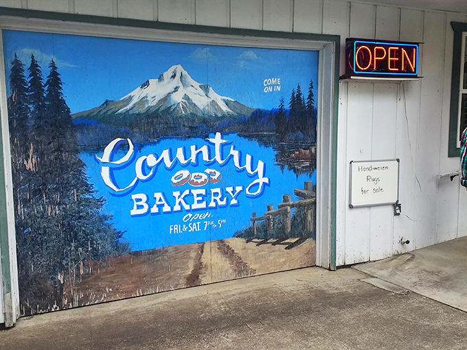 The charming craftsman exterior of Country Bakery beckons like an old friend, promising sweet comfort just beyond that welcoming porch. 
