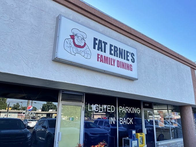 The unassuming exterior of Fat Ernie's promises what fancy restaurants can't&mdash;honest food that speaks directly to your soul. 