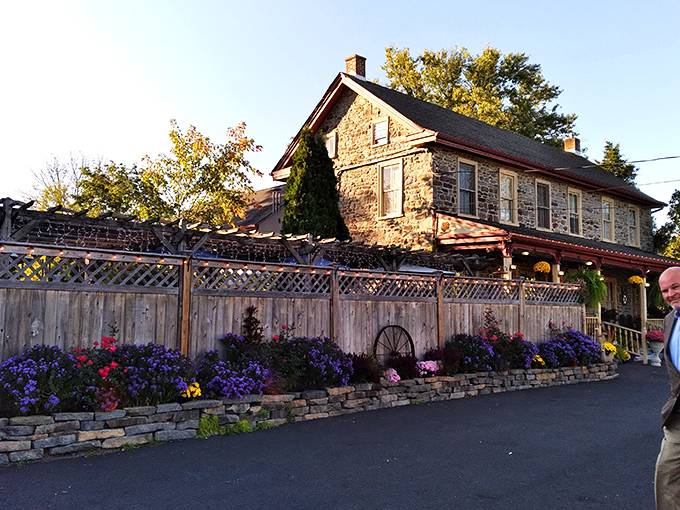 The historic fieldstone farmhouse of Arielle's Country Inn stands proudly against the Pennsylvania countryside, a culinary time capsule waiting to be explored. 