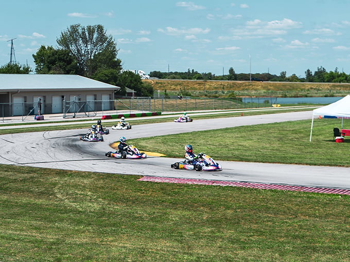 Racing dreams come to life on this professional-grade karting circuit where everyday Hoosiers channel their inner Mario Andretti along perfectly maintained asphalt.