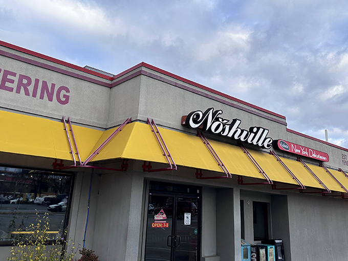 That iconic yellow awning isn't just a sunshade&mdash;it's a beacon of hope for sandwich lovers seeking refuge from Nashville's hot chicken monopoly.