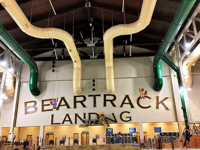 The FlowRider surf simulator: where California surf culture meets Midwestern practicality. Perfect waves every time, no shark warnings necessary! 