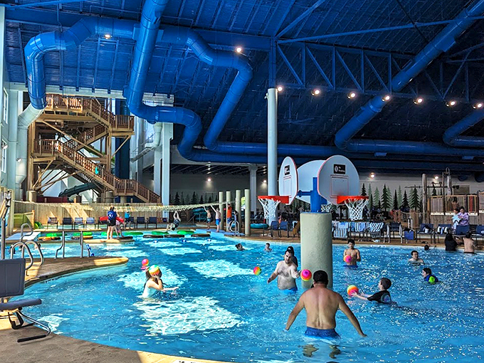 The indoor water paradise where swimsuit season never ends, even when Maryland's weather decides to throw a tantrum.