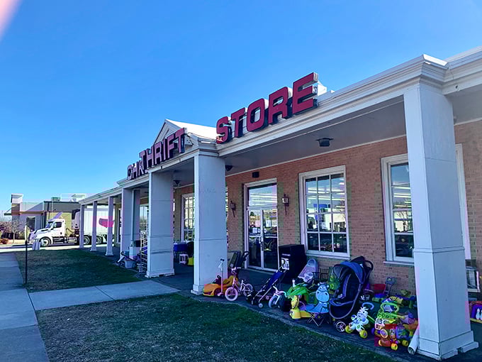 The unassuming storefront hides a treasure trove within. Like a poker player with a royal flush, CHKD keeps its best cards inside.