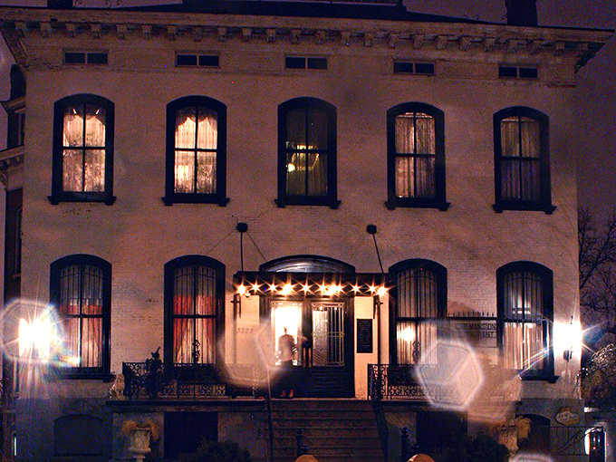 The Lemp Mansion after dark is when the real show begins. Those glowing windows aren't just architectural features&mdash;they're portals where the past peers into our present.