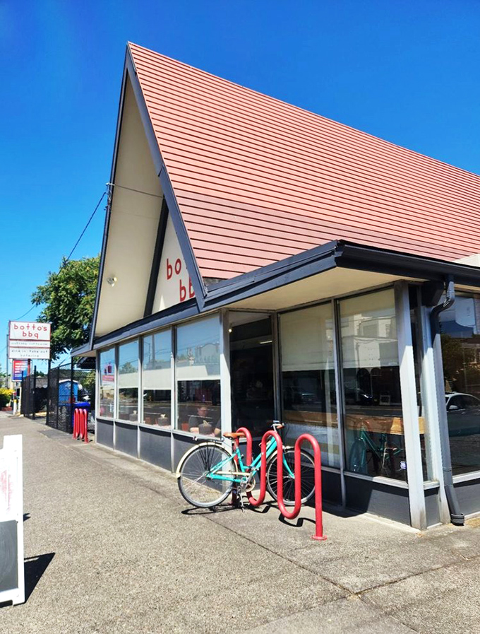 The A-frame architecture isn't just charming&mdash;it's a smoke signal to barbecue lovers that something special awaits inside this Portland treasure. 
