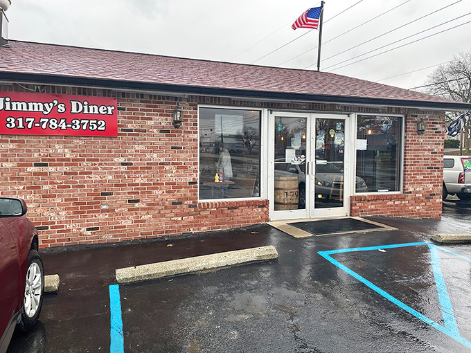 The humble brick exterior of Jimmy's Diner might not win architectural awards, but inside those doors awaits comfort food greatness that's worth every delicious calorie.