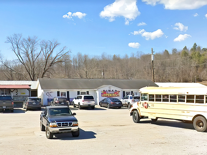 The unassuming exterior of The Country Diner in Marion might not stop traffic, but the full parking lot tells the real story.