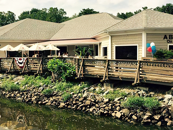 Waterfront dining doesn't get more picturesque than this. Abbott's elegant deck hovers over Broad Creek like a culinary guardian watching over Delaware's tranquil waters.