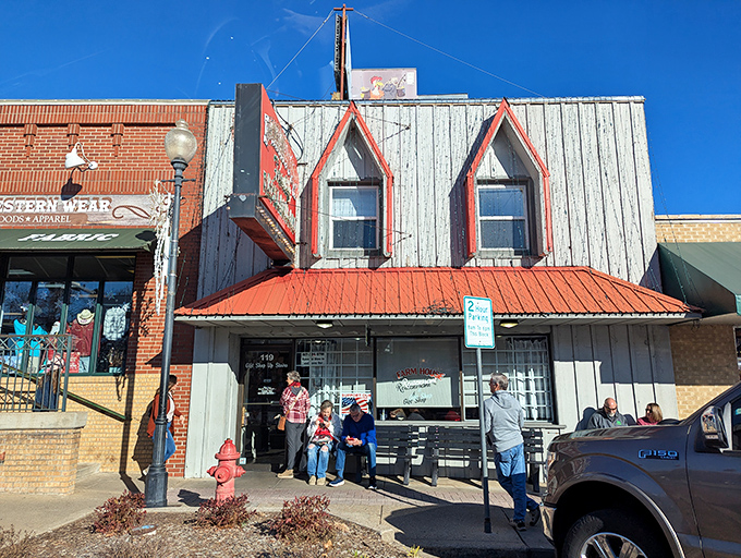 The unassuming exterior of Farmhouse Restaurant holds its treasures close, like a poker player with a royal flush who doesn't need to show off.
