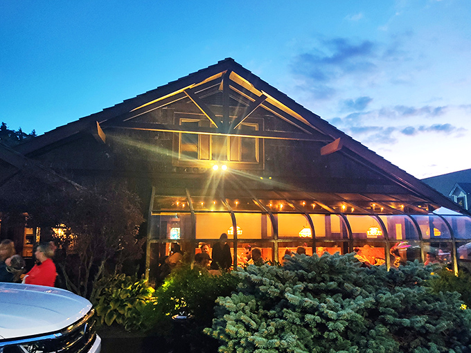 The unassuming exterior of The Peddler hides culinary greatness like Clark Kent's glasses hide Superman &ndash; rustic charm that whispers "mountain magic inside."