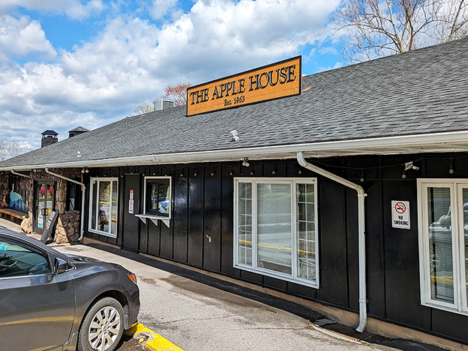 The unassuming black exterior of The Apple House hides culinary treasures like a poker player with four aces &ndash; you'd never guess what's inside until you experience it.