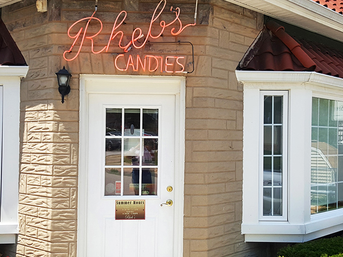 That glowing neon sign isn't just advertising candy&mdash;it's a beacon of sweetness that's been guiding Baltimoreans to chocolate bliss for generations. 