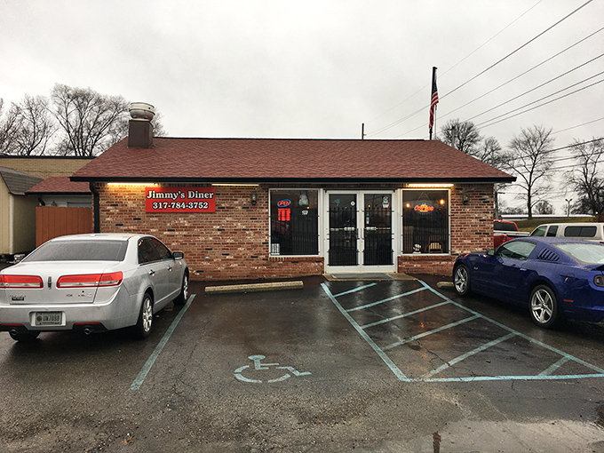 The humble brick exterior of Jimmy's Diner might not win architectural awards, but inside those doors awaits comfort food greatness that's worth every delicious calorie.