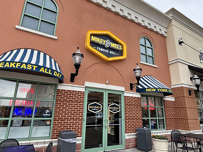 The salmon-colored exterior with its bright yellow "Famous Deli" sign isn't just making promises&mdash;it's issuing a delicious challenge to every other sandwich shop in Maryland.