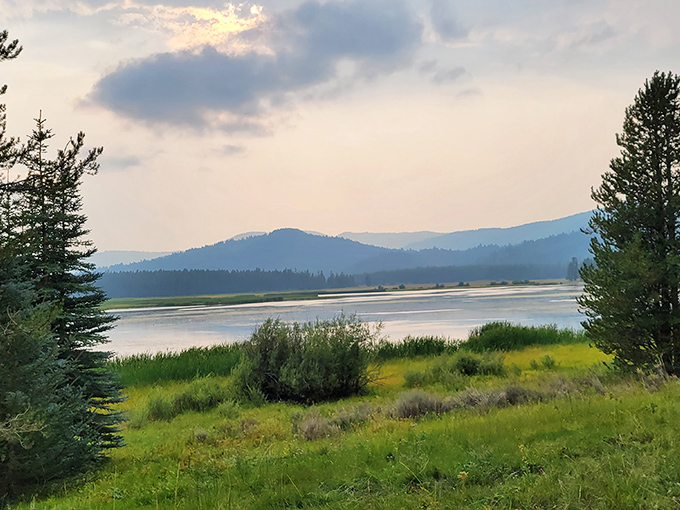 The quintessential Idaho landscape &ndash; golden meadows, rustic barns, and endless sky. This is what postcards dream of becoming when they grow up.