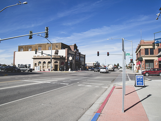 Main Street Driggs delivers small-town charm with big mountain character. Those Teton views hiding just out of frame make every stoplight worth the wait.