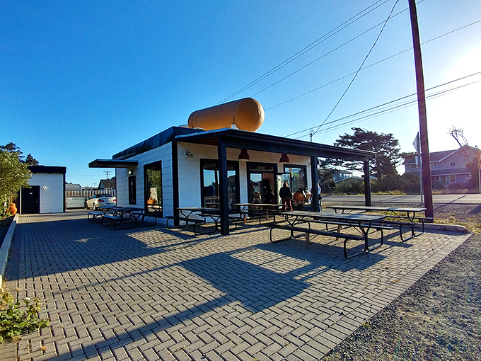 Highway 101's most eye-catching landmark isn't a lighthouse&mdash;it's a giant hot dog on a roof beckoning hungry travelers to Rockaway Beach.