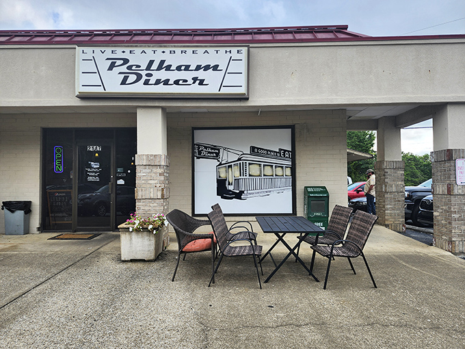 The unassuming exterior of Pelham Diner hides culinary treasures within. Like all great diners, it promises satisfaction without pretension. 