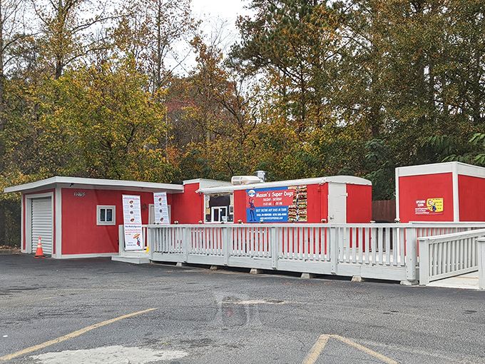 The superhero of hot dog joints has landed in Stonecrest! Mason's vibrant red food truck stands ready to rescue you from boring lunch options.