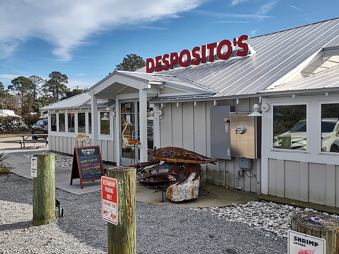 The unassuming exterior of Desposito's hides culinary treasures within, like finding a pearl in an oyster&mdash;except this pearl comes with hushpuppies.