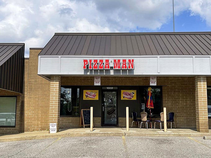 The unassuming storefront of The Pizza Man in Lenexa might fool you, but locals know this brick fa&ccedil;ade hides Chicago-style treasures worth the pilgrimage.