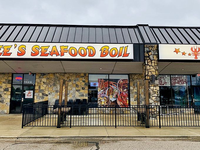 The unassuming storefront that launches a thousand seafood dreams. Lee's Seafood Boil brings coastal magic to landlocked Columbus with no pretension, just promise.