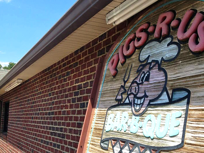 The unassuming brick exterior with its bright red roof is BBQ's version of a superhero's secret identity&mdash;modest on the outside, extraordinary powers within.