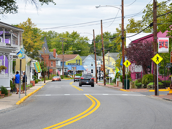 Talbot Street welcomes you with a rainbow of historic buildings, each one practically whispering maritime tales from centuries past.