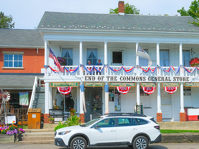 The white clapboard fa&ccedil;ade with patriotic bunting isn't just Instagram-worthy&mdash;it's a portal to simpler times when general stores were America's original one-stop shops.