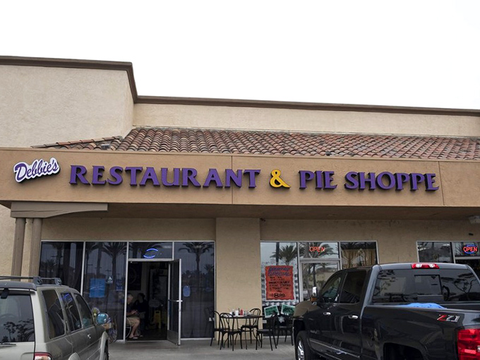 The purple lettering says it all &ndash; this isn't just a restaurant, it's a pie sanctuary where calories fear to tread and diet plans go to die.