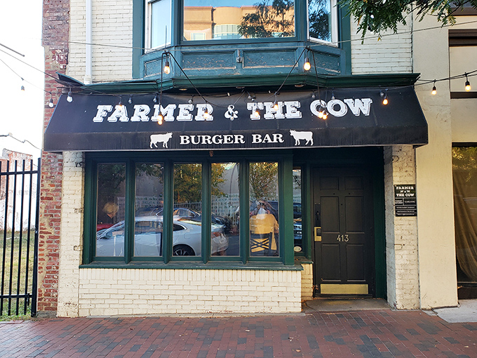 The unassuming storefront of Farmer & The Cow beckons with simple charm, like that friend who doesn't brag but always delivers the goods.