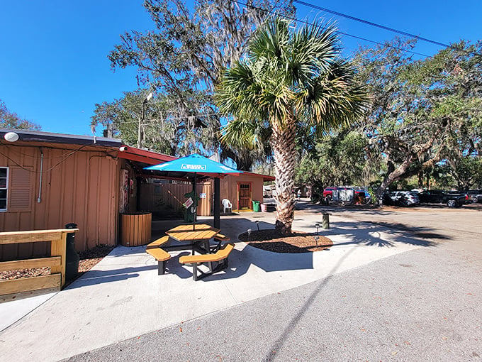 The unassuming exterior of Cherry Pocket might fool you, but locals know this weathered wooden building houses culinary treasures worth the journey.