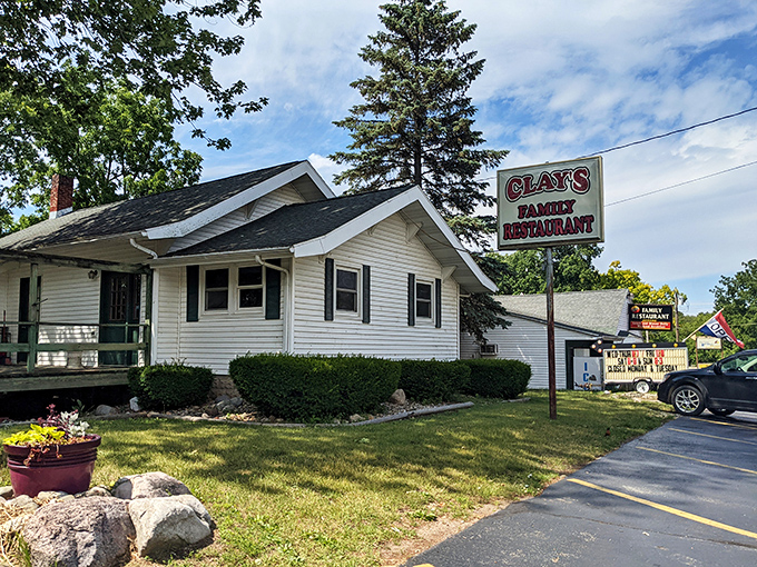 The unassuming white exterior of Clay's Family Restaurant in Fremont hides culinary treasures that locals have been keeping secret for too long.