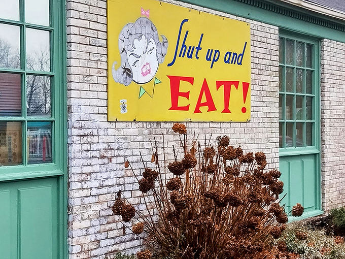 The mint-green dream with "WALK-UP ORDER HERE" signage invites you in like your favorite aunt's kitchen&mdash;with better breakfast potential.