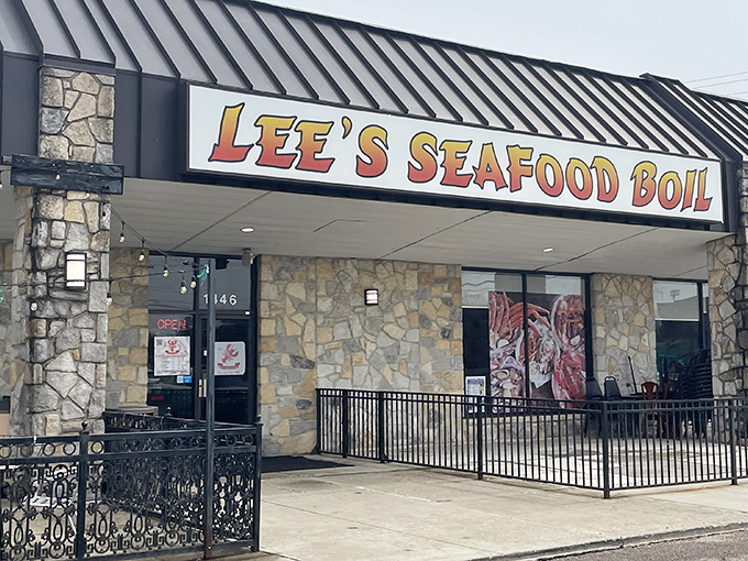 The unassuming storefront that launches a thousand seafood dreams. Lee's Seafood Boil brings coastal magic to landlocked Columbus with no pretension, just promise.