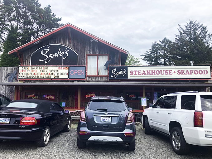 The rustic charm of Szabo's exterior isn't trying to impress anyone&mdash;until you taste what's inside. Highway 101's best-kept open secret awaits.